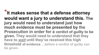 Visualizing the Abstract: "Beyond a Reasonable Doubt" | PPTX