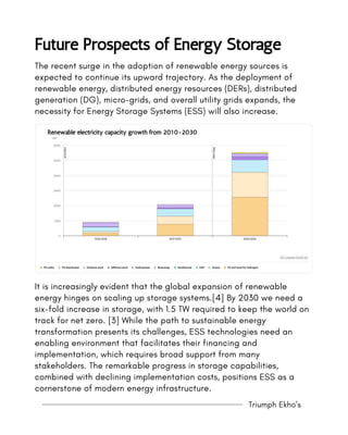Beyond Batteries - The World's Most Innovative Energy Storage Systems | PDF