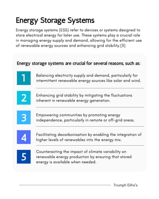 Beyond Batteries - The World's Most Innovative Energy Storage Systems | PDF