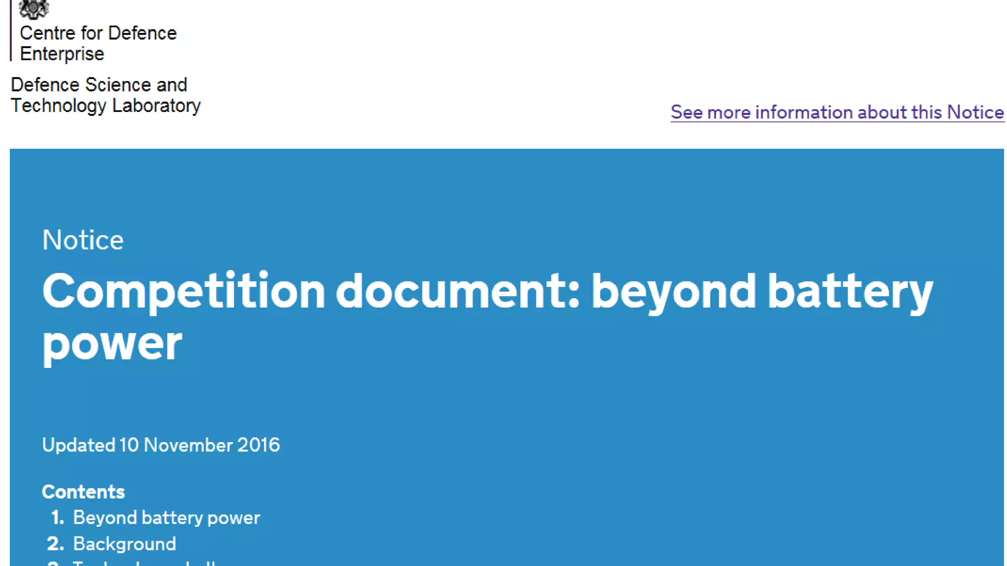Beyond battery power - how the competition will work | PPT