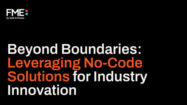 Beyond Boundaries: Leveraging No-Code Solutions for Industry Innovation | PDF