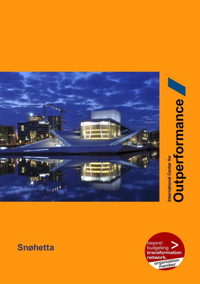 [EN] Beyond Budgeting Case Study Snohetta (Norway) | PDF
