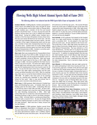 FW Alumni Newsletter Presentation | PDF