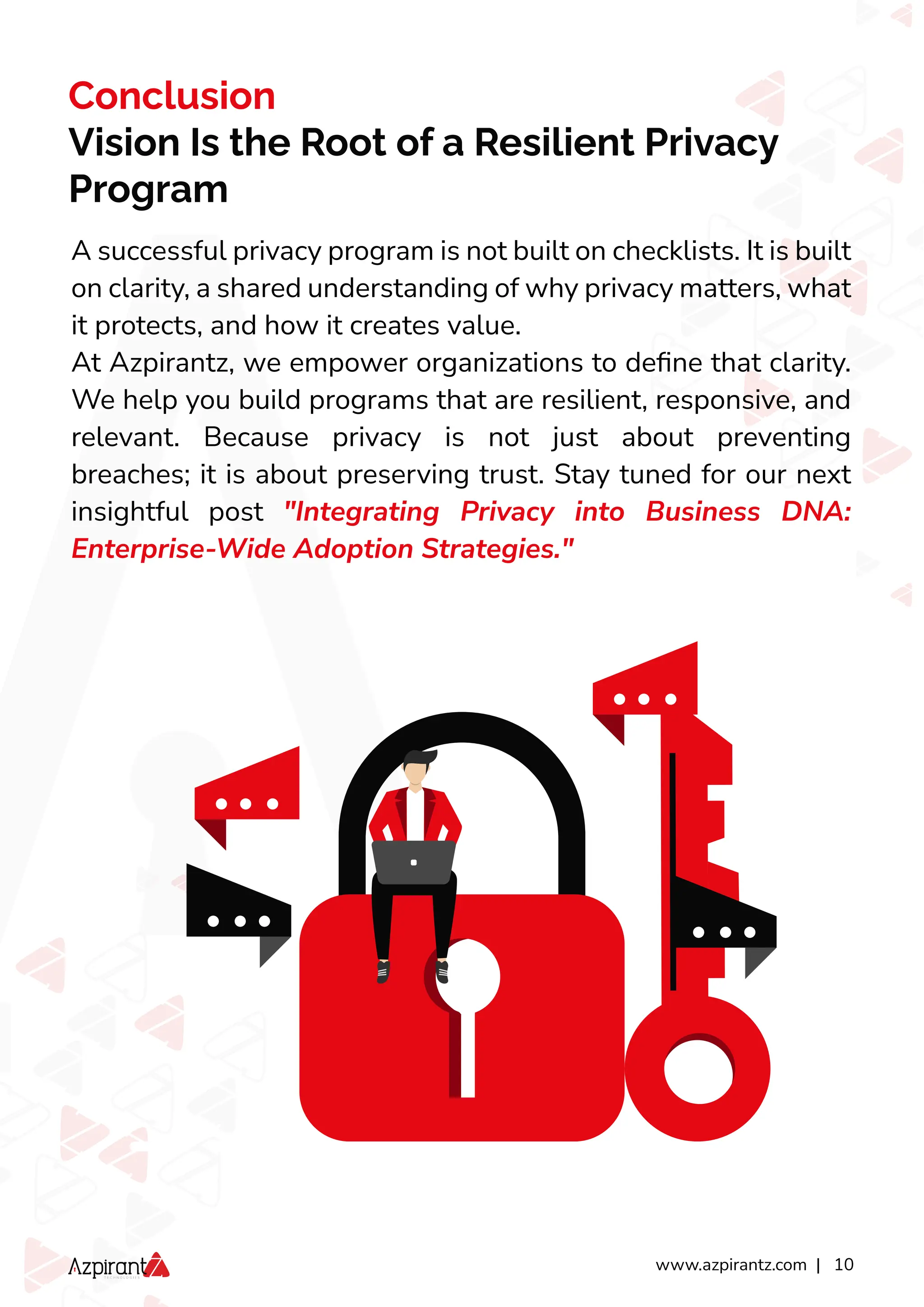 Beyond Compliance: Building a Values-Driven Privacy Culture | PDF