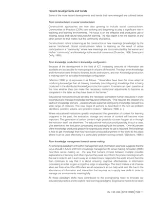 Beyond Constructionist thinking - 4 all MA and PHD students Curriculum ...