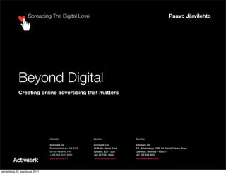 Beyond Digital | PPT