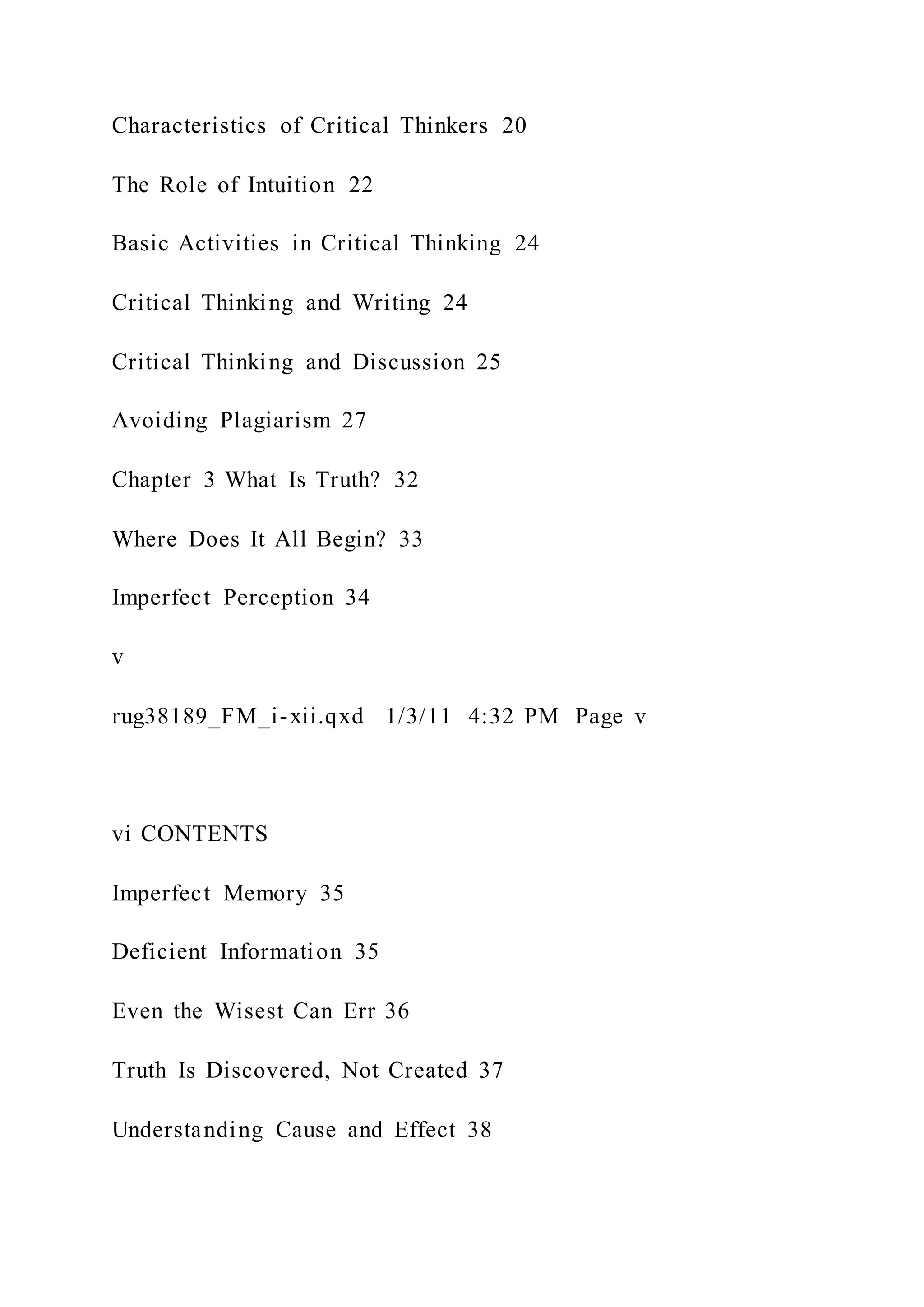 Beyond FeelingsA Guide to Critical ThinkingN I N T H | DOCX