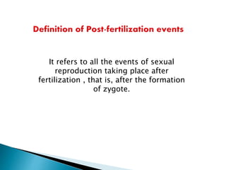 Beyond fertilization | PPTX