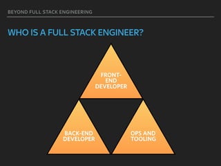 Beyond Full Stack Engineering | PPT