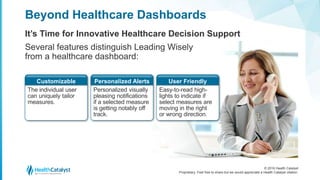 Beyond Healthcare Dashboards: Deeper Decision Support | PPT