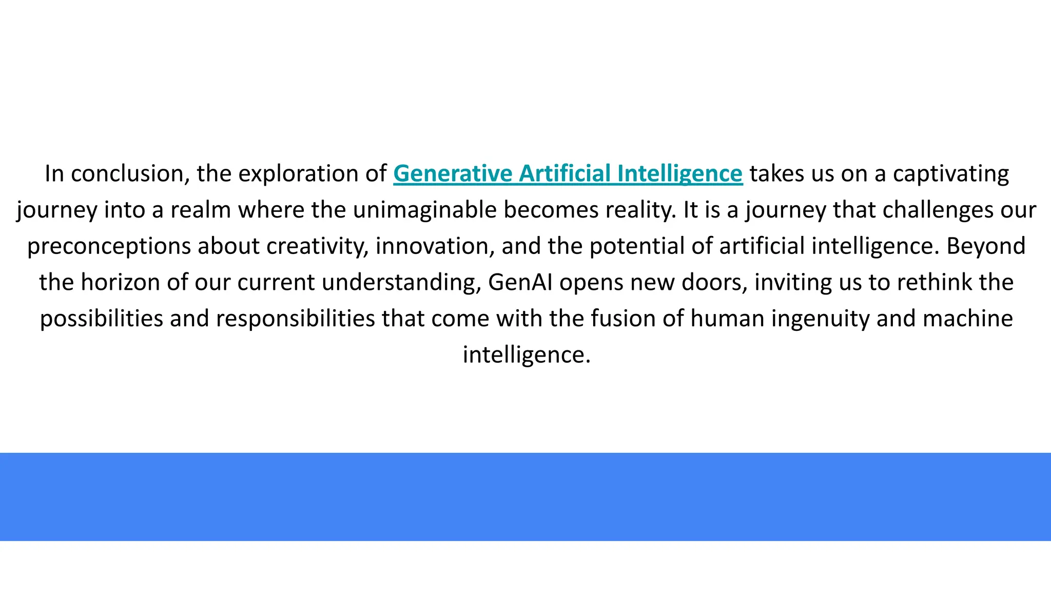 Beyond Imagination: A Journey into the World of Generative Artificial ...