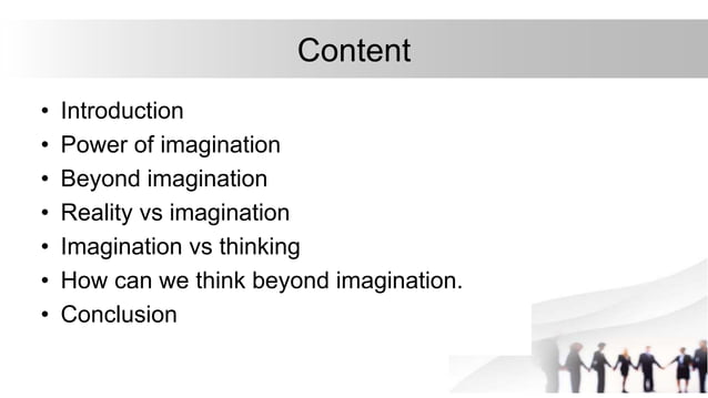 Beyond imagination ppt softskill | PPT