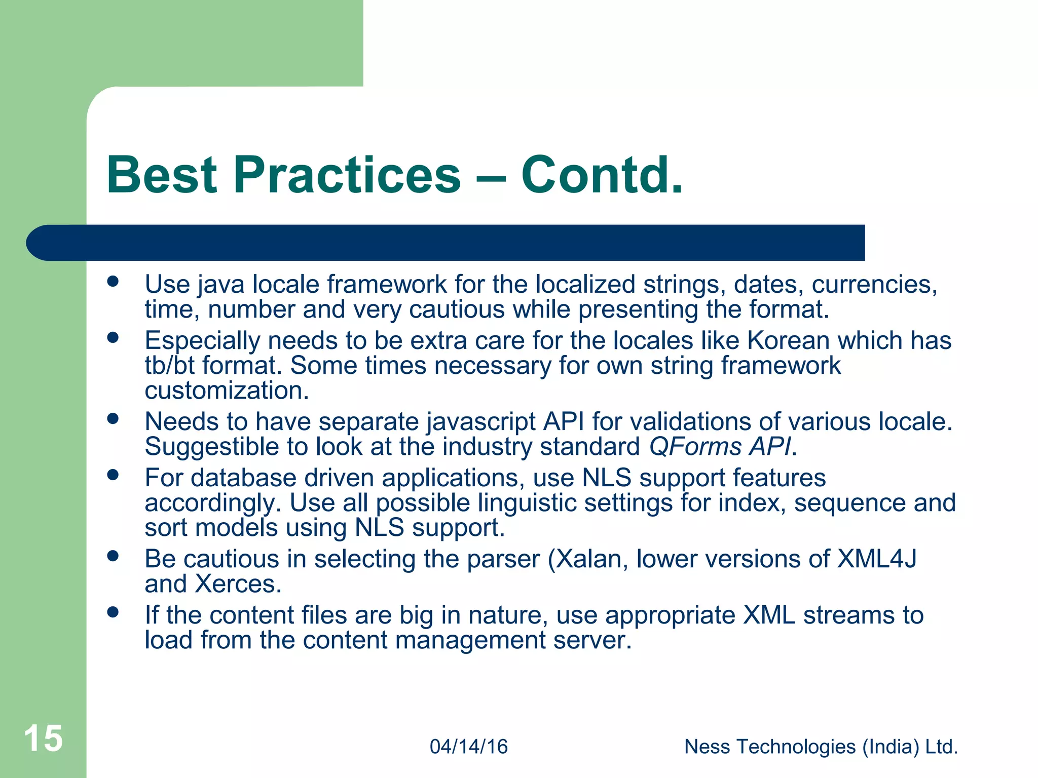 Beyond internationalization i18n | PPT | Web Design and HTML | Internet