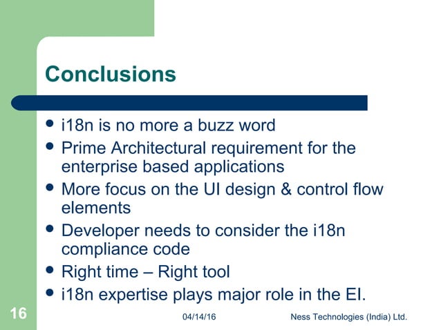 Beyond internationalization i18n | PPT