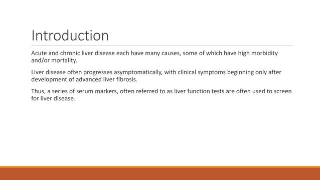 Beyond LFT - A Radiologist’s Guide to the Liver Blood Tests | PPTX ...