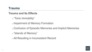 Beyond #Me To: Litigating Civil Claims of Sexual Assault and Abuse | PPTX