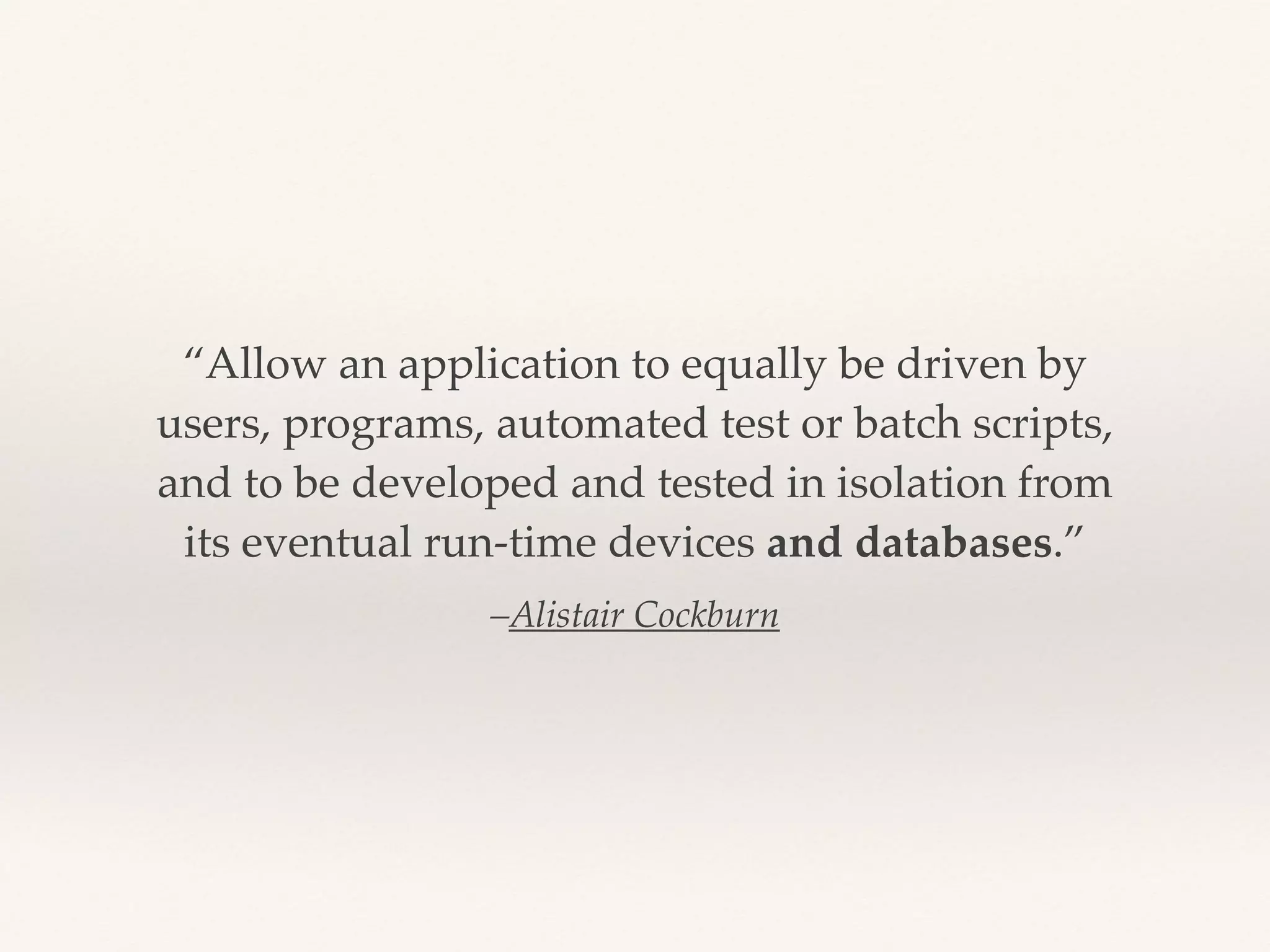 Beyond MVC: from Model to Domain | PPT