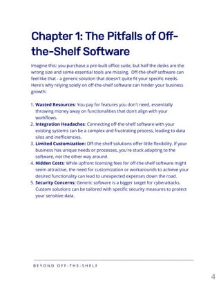 Beyond Off-the-Shelf - A Guide to Custom Software Development | PDF