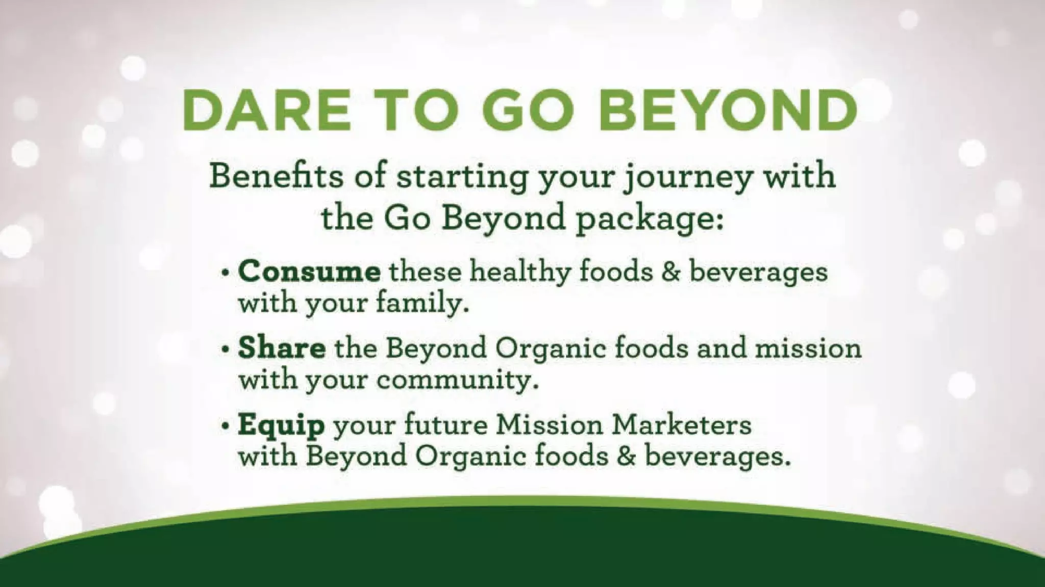 Beyond organic presentation | PDF