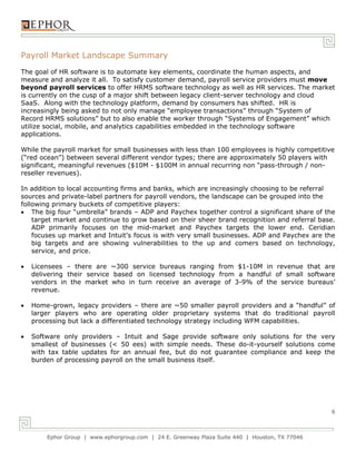 Beyond payroll HR midmarket Landscape | PDF