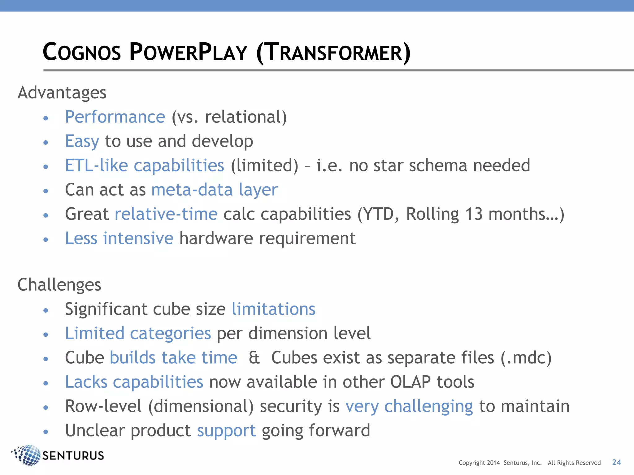 Beyond PowerPlay: Choose the Right OLAP Tool for Your BI Environment ...
