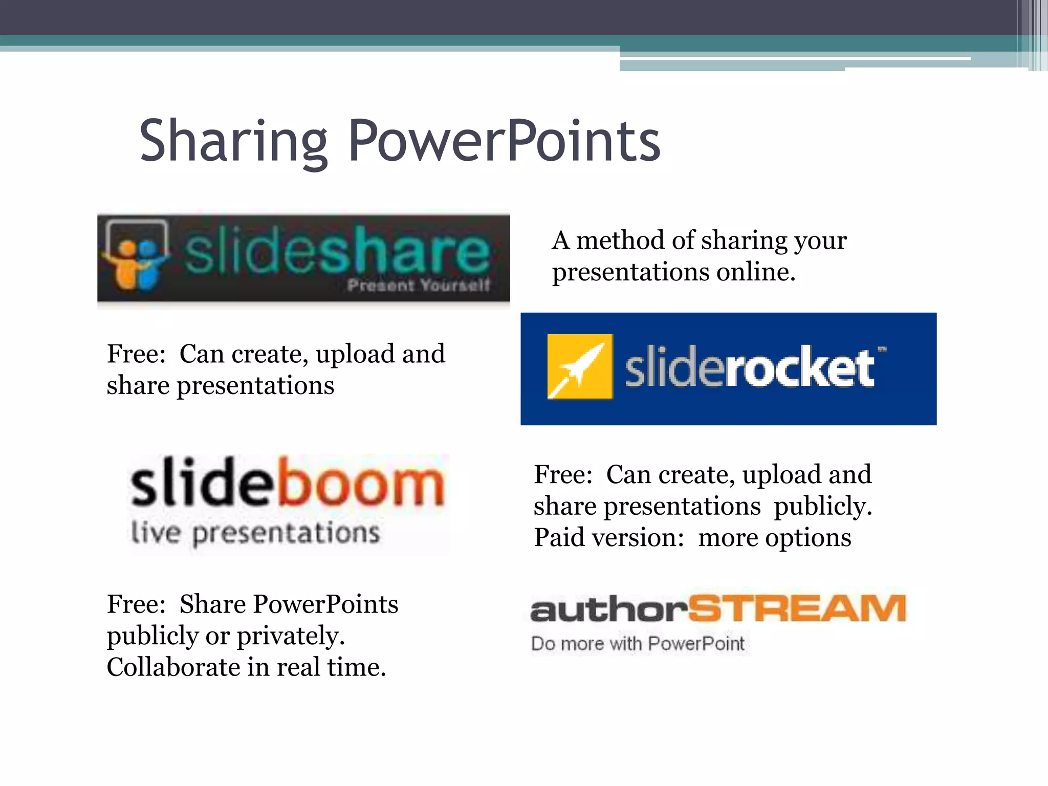 Beyond PowerPoint: More ways to present your content creatively | PPTX | Shareware and Freeware ...