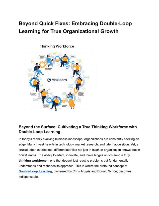 Beyond Quick Fixes_ Embracing Double-Loop Learning for True ...