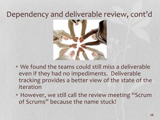 Beyond scrum of scrums scaling agile how it works | PPT