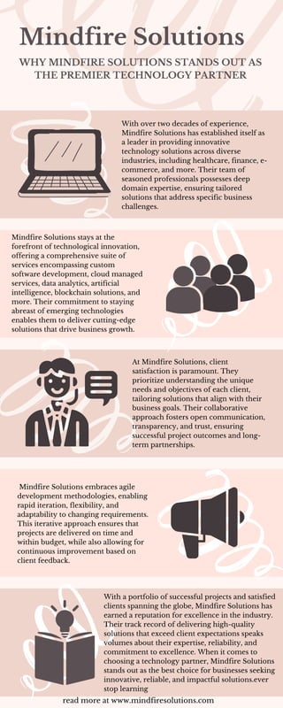 Beyond Solutions Mindfire Solutions' Commitment to Innovation | PDF