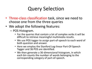Multimedia Answer Generation for Community Question Answering | PPTX