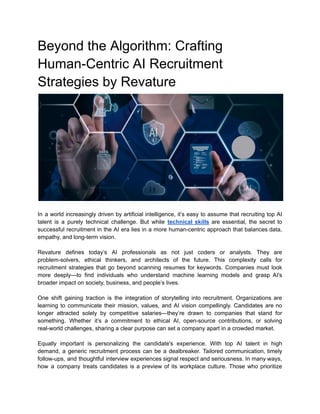 Beyond the Algorithm_ Crafting Human-Centric AI Recruitment Strategies ...