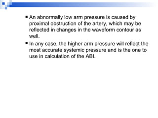 How to perform an Ankle Brachial Index | PPS