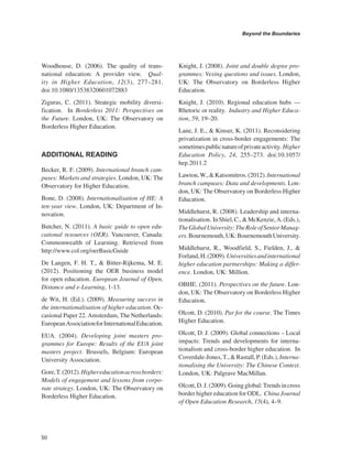 Beyond the boundaries the future of borderless higher education | PDF