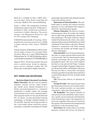 Beyond the boundaries the future of borderless higher education | PDF