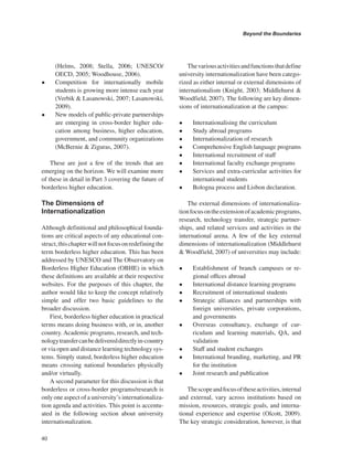 Beyond the boundaries the future of borderless higher education | PDF