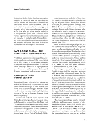 Beyond the boundaries the future of borderless higher education | PDF