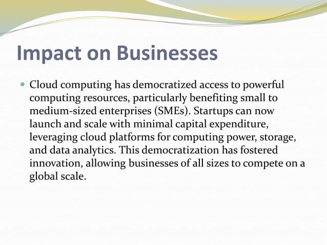 Beyond the Horizon Exploring the Future of Cloud Computing.pptx | Cloud Computing | Internet