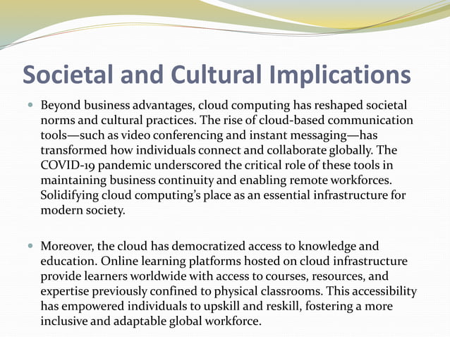 Beyond the Horizon Exploring the Future of Cloud Computing.pptx | Cloud Computing | Internet