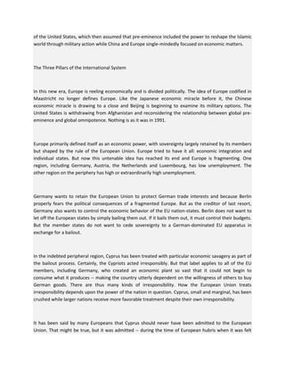 Beyond the post cold war world | PDF