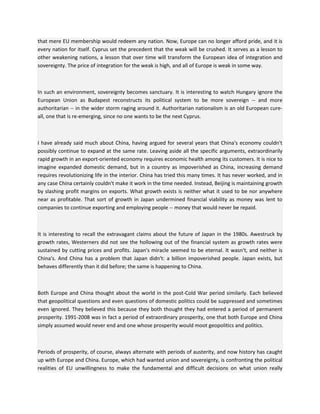 Beyond the post cold war world | PDF