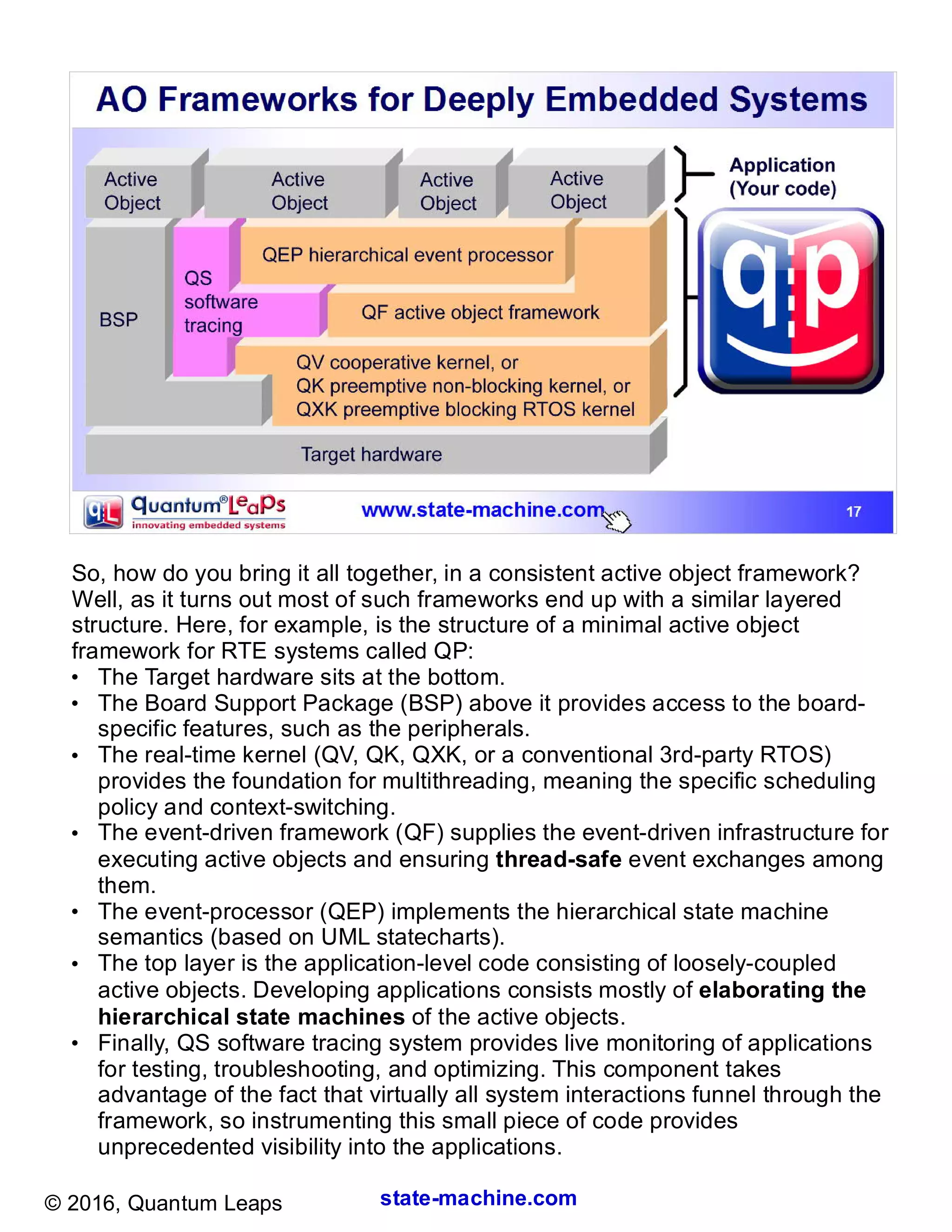 Beyond the RTOS: A Better Way to Design Real-Time Embedded Software | PDF