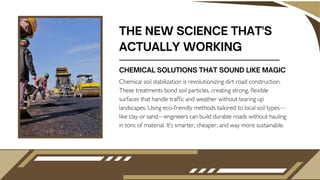Beyond the Ruts: The Hidden Science of Dirt Road Stabilization? | PDF
