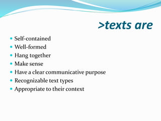 Beyond the sentence | PPTX