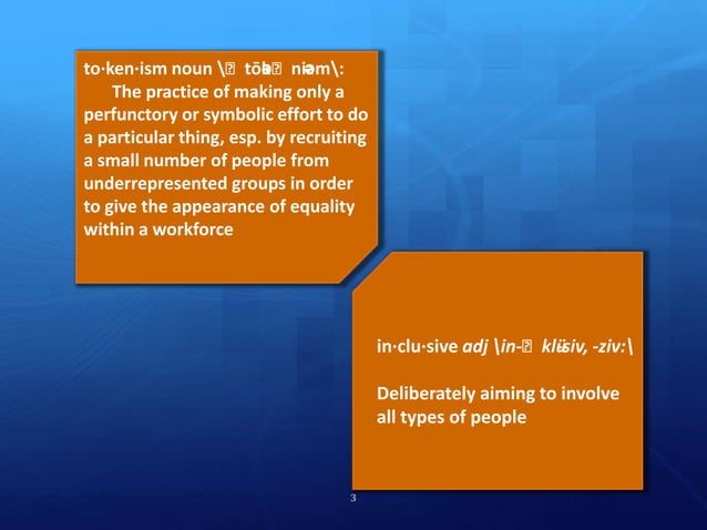 Beyond Tokenism | PPT