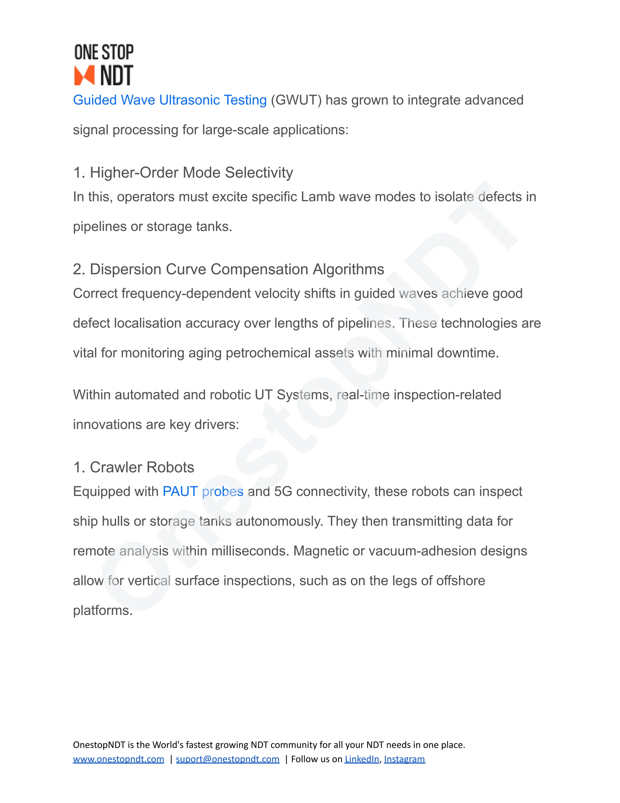 Beyond Traditional UT: What Ultrasonic Testing looks like in 2025 | PDF
