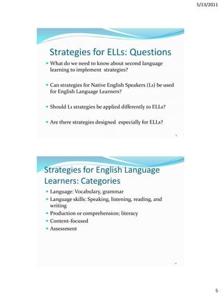Beyond Translation: Designing ELL-Focused Professional Development for ...