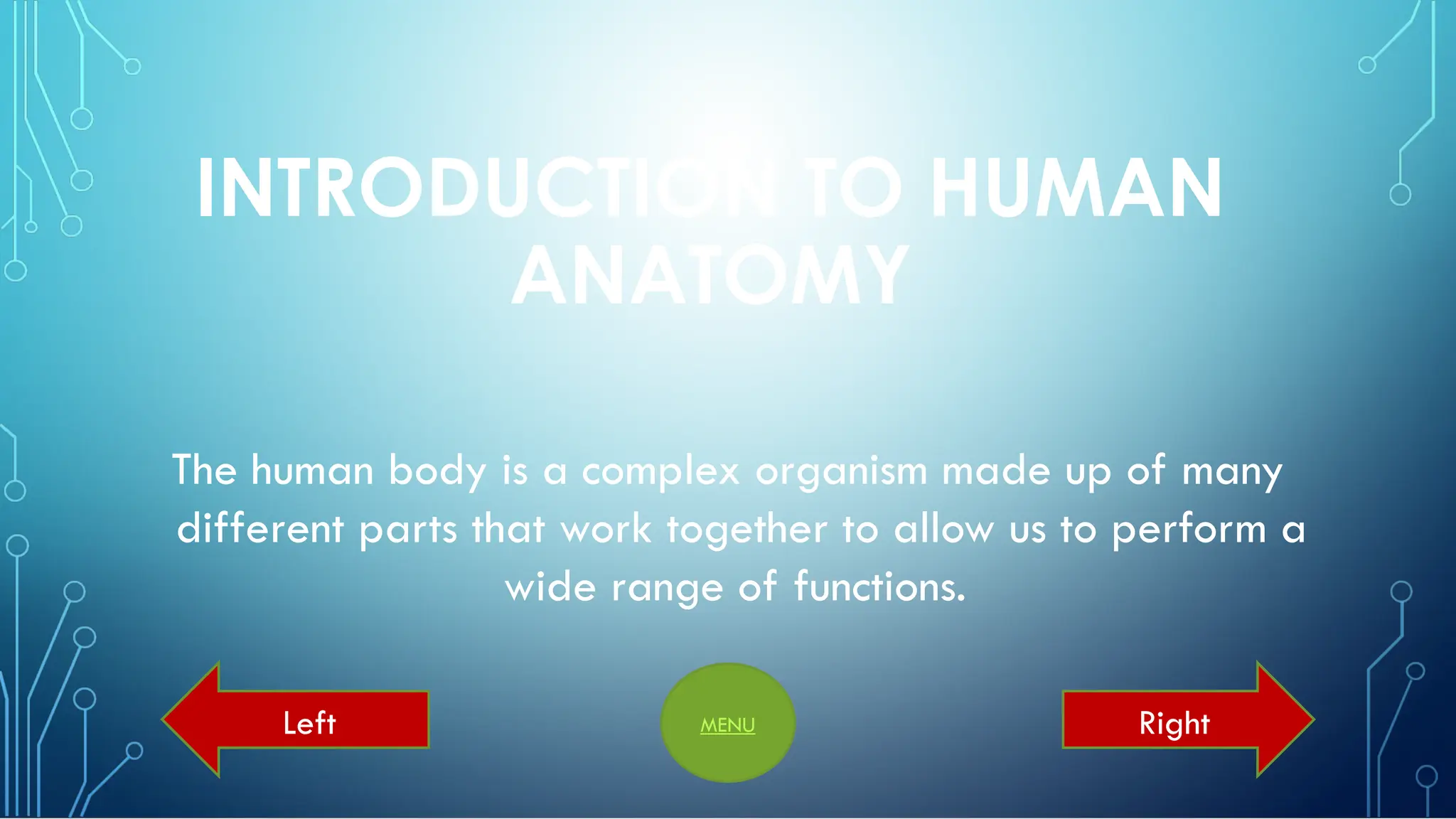 intoduction to human anatomy. science | PPT
