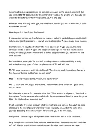 Be yourself | DOC