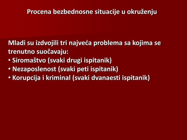 Bezbednost mladih u Srbiji.ppt