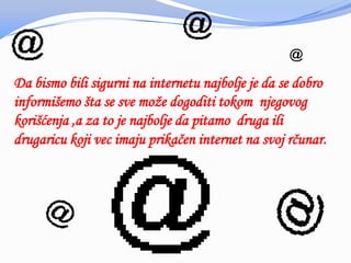 Bezbednost na internetu | PPTX